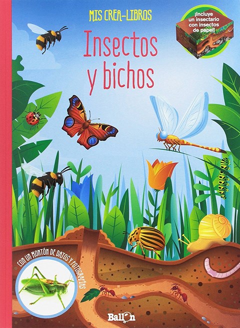 Mis crea-libros - Insectos y Bichos - VV. AA. - Madre Editorial